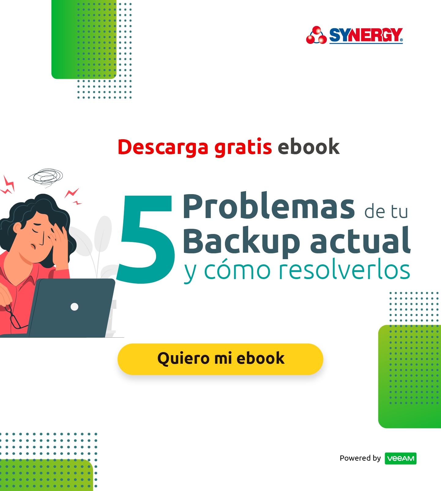 5 problemas backup actual – Synergy Ecuador